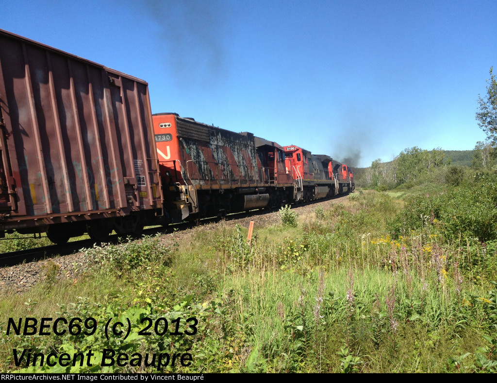 CN 4730 on the 308 East